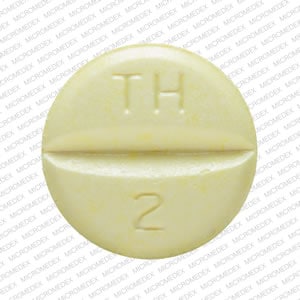 Pill Finder: MYLAN TH 2 Yellow Round - Medicine.com