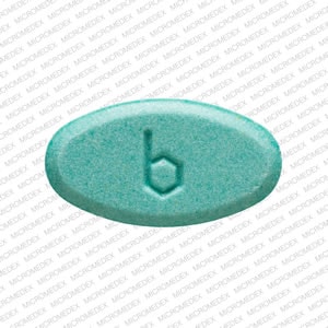 Pill Finder: b 887 2 Green Elliptical / Oval - Medicine.com