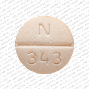 Pill Finder: N 343 2.5 Orange Round - Medicine.com