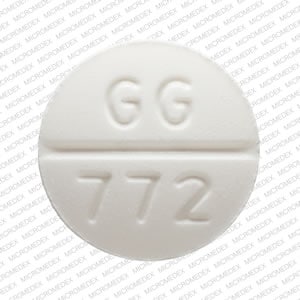 Pill Finder: GG 772 White Round - Medicine.com