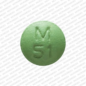 Pill Finder: M 51 Green Round - Medicine.com