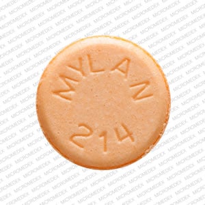 Pill Finder: MYLAN 214 Orange Round - Medicine.com