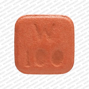 Pill Finder: W 100 Orange Four-sided - Medicine.com