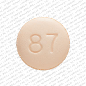 Pill Finder: R 87 Peach Round - Medicine.com