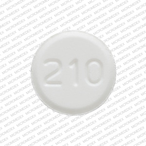 Pill Finder: 210 White Round - Medicine.com