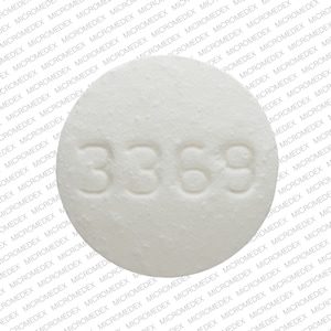 Pill Finder: WATSON 3369 White Round - Medicine.com