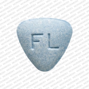 Pill Finder: FL 2 1/2 Blue Three-sided - Medicine.com