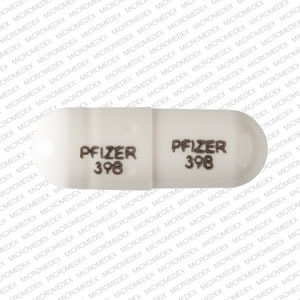 Pill Finder: PFIZER 398 PFIZER 398 White Capsule-shape - Medicine.com