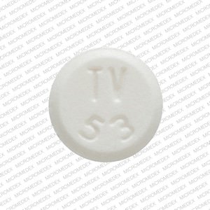 Pill Finder: TV 53 White Round - Medicine.com
