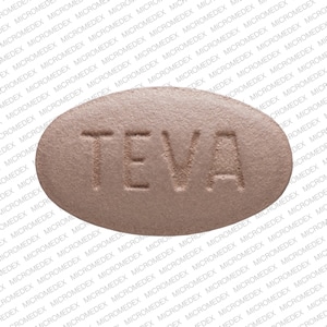Pill Finder: TEVA 7434 Brown Elliptical / Oval - Medicine.com