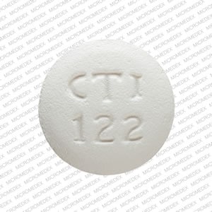 Pill Finder: CTI 122 White Round - Medicine.com