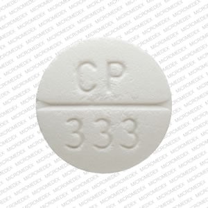 Pill Finder: CP 333 White Round - Medicine.com