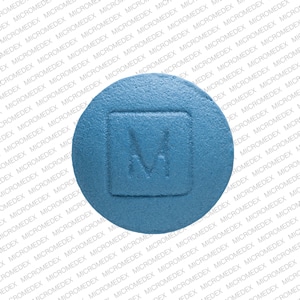 Pill Finder: 15 M Blue Round - Medicine.com