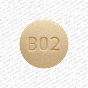 Pill Finder: B02 LL Yellow Round - Medicine.com