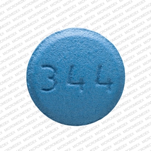 Pill Finder: 344 Blue Round - Medicine.com