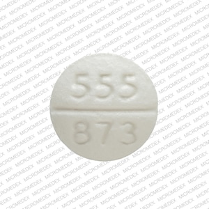 Pill Finder: b 555 873 White Round - Medicine.com