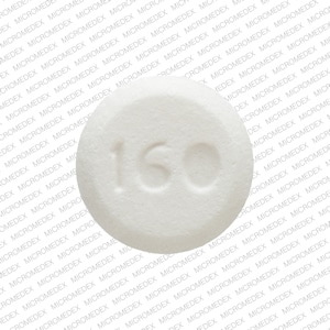 Pill Finder: n 160 White Round - Medicine.com