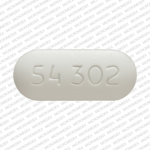 Pill Finder: 54 302 White Capsule-shape - Medicine.com