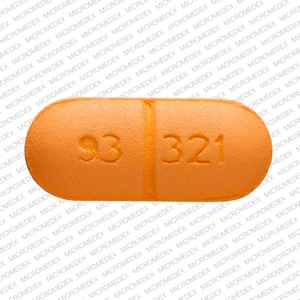 Pill Finder: 93 321 Orange Elliptical / Oval - Medicine.com