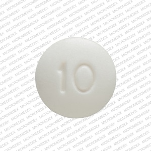 Pill Finder: R P 10 White Round - Medicine.com
