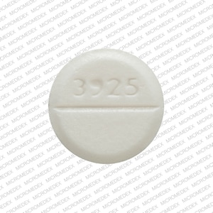 Pill Finder: TEVA 3925 White Round - Medicine.com