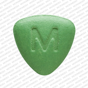 Pill Finder: 74 M Green Three-sided - Medicine.com