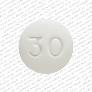 Pill Finder: R P 30 White Round - Medicine.com