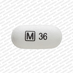 Pill Finder: M 36 White Capsule-shape - Medicine.com