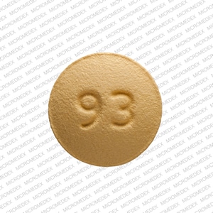 Pill Finder: 93 9643 Yellow Round - Medicine.com
