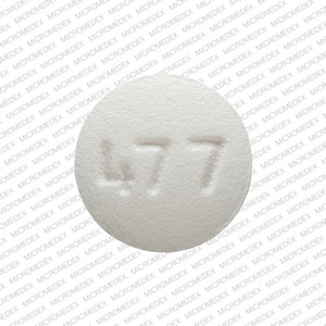 Pill Finder: 477 White Round - Medicine.com