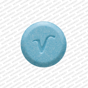 Pill Finder: V 2531 Blue Round - Medicine.com