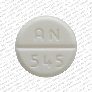 Pill Finder: AN 545 White Round - Medicine.com
