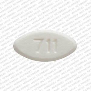 Pill Finder: AN 711 White Elliptical / Oval - Medicine.com