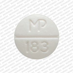 Pill Finder: MP 183 White Round - Medicine.com