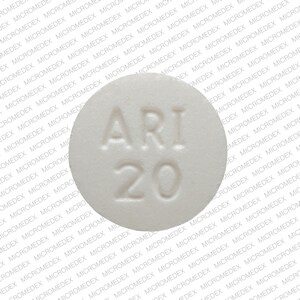 Pill Finder: APO ARI 20 White Round - Medicine.com