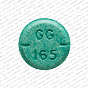 Pill Finder: GG 165 Green Round - Medicine.com