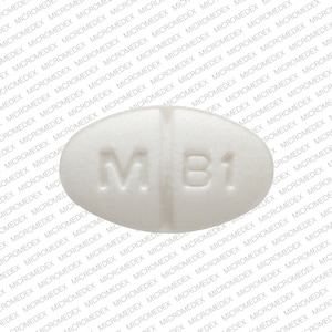 Pill Finder: M B1 White Elliptical / Oval - Medicine.com