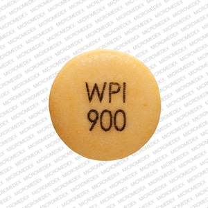 Pill Finder: WPI 900 Yellow Round - Medicine.com