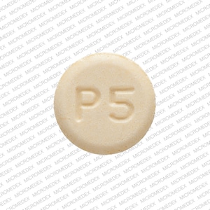 Pill Finder: P5 Yellow Round - Medicine.com