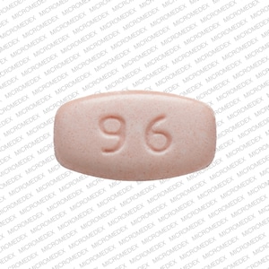 Pill Finder: I 96 Pink Rectangle - Medicine.com