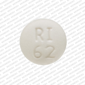 Pill Finder: RI 62 White Round - Medicine.com