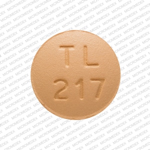 Pill Finder: TL 217 Brown Round - Medicine.com
