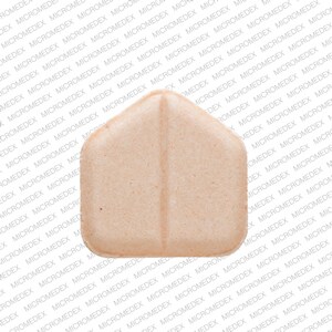 Pill Finder: 393 Peach Five-sided - Medicine.com