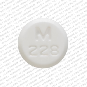 Pill Finder: M 228 White Round - Medicine.com