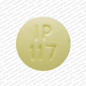 Pill Finder: IP 117 Yellow Round - Medicine.com