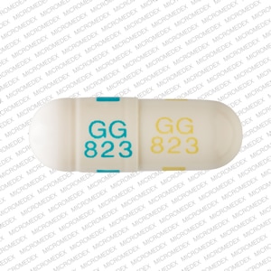 Pill Finder: GG 823 GG 823 White Capsule-shape - Medicine.com