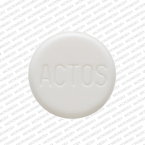 Pill Finder: ACTOS 45 White Round - Medicine.com