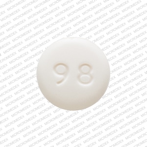 Pill Finder: I 98 White Round - Medicine.com