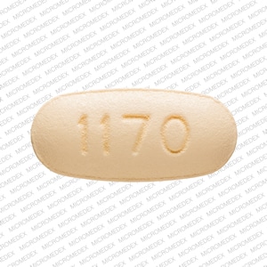 Pill Finder: 1170 5 0 Yellow Elliptical / Oval - Medicine.com