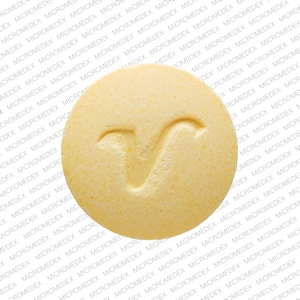 Pill Finder: V 54 86 Yellow Round - Medicine.com